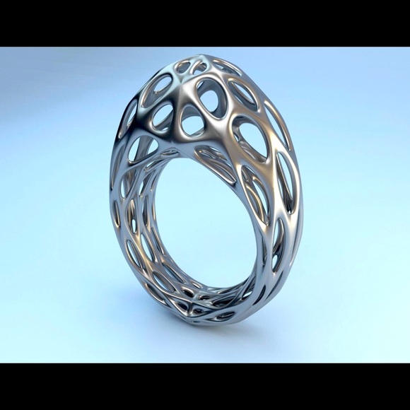 SASHAbyAlexander | Jewelry | Cosmos Platinum Ring Uniquely Structure ...